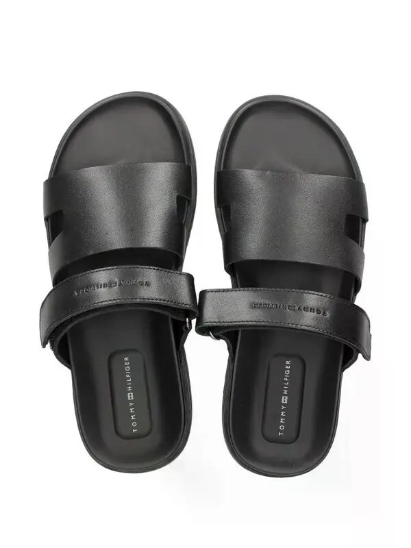 Tommy Hilfiger Leather Logo Sandals