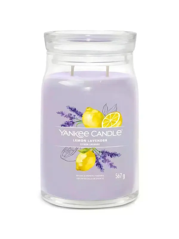 YANKEE CANDLE Large Lemon Lavender Candle