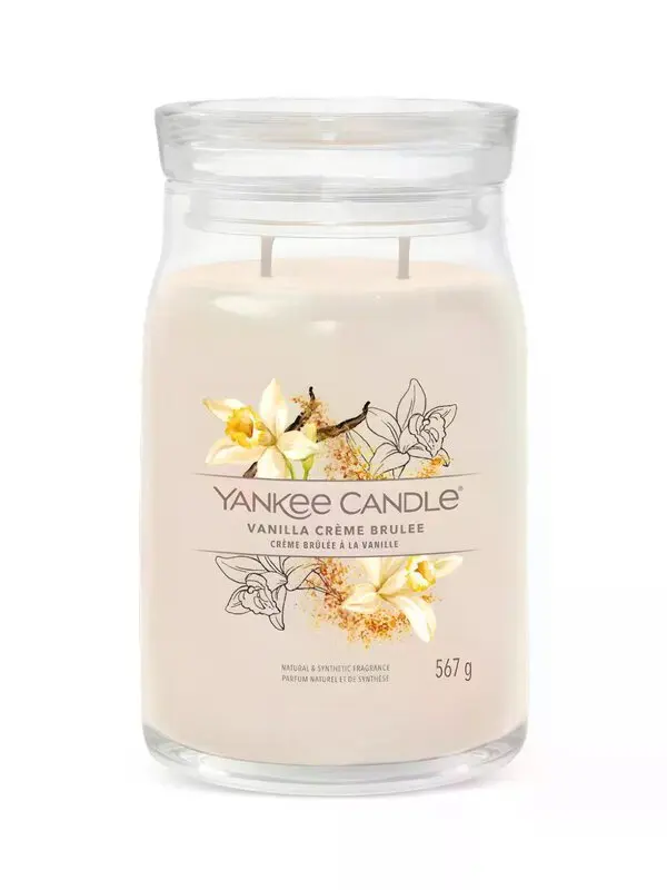 YANKEE CANDLE Vanilla Crème Brûlée Candle - Brown
