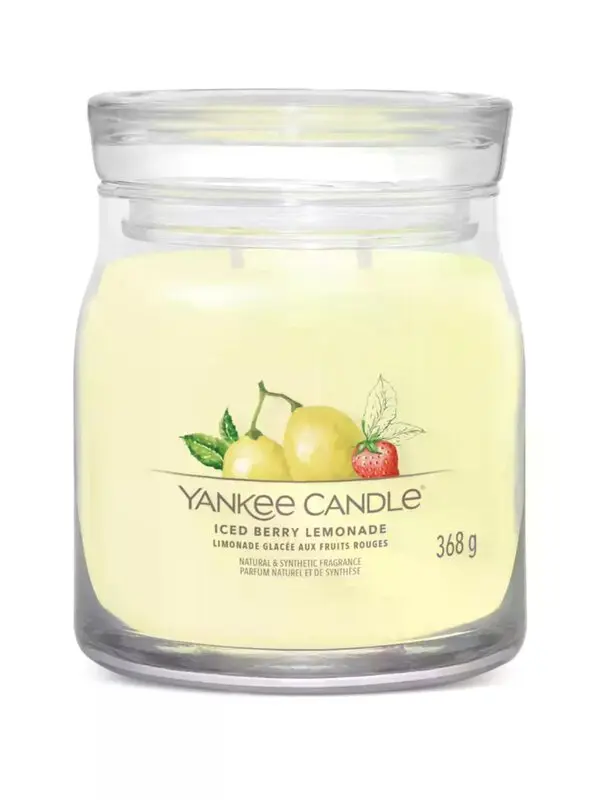 YANKEE CANDLE Medium Iced Berry Lemonade Candle - Yellow