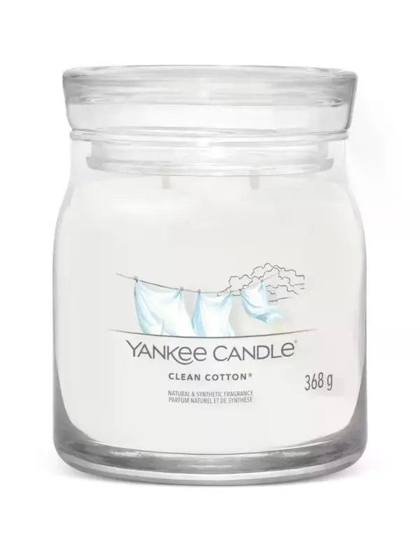 YANKEE CANDLE Medium Clean Cotton Candle