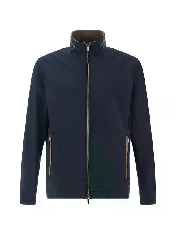 Paul & Shark Alcantara Details Jacket - Blue