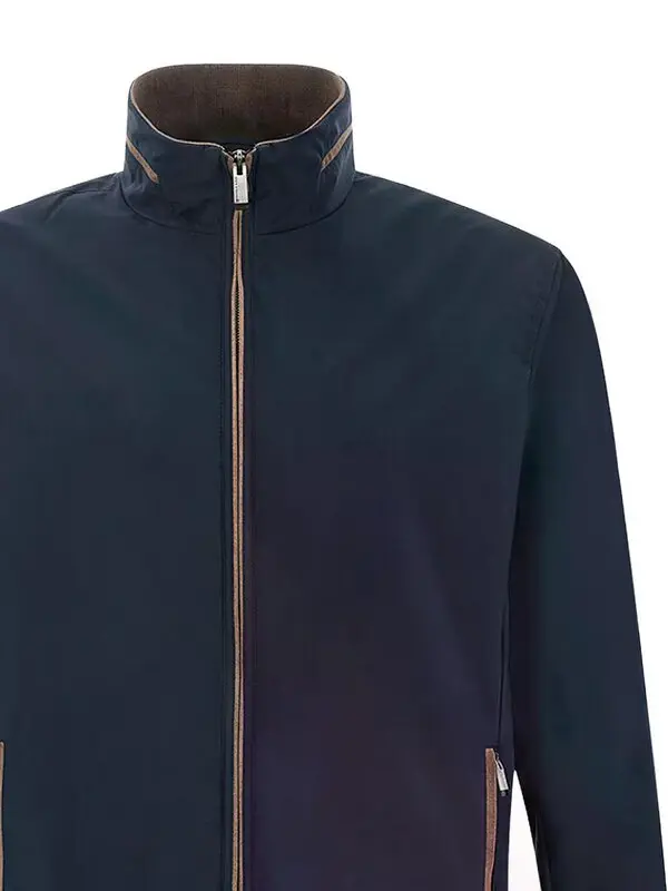 Paul & Shark Alcantara Details Jacket - Blue