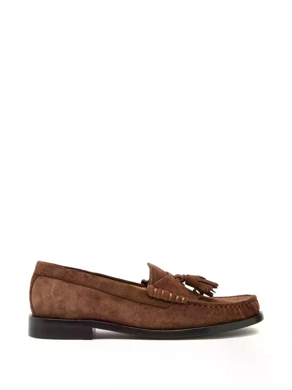 STUART WEITZMAN Lottie Tassel Loafers - Brown