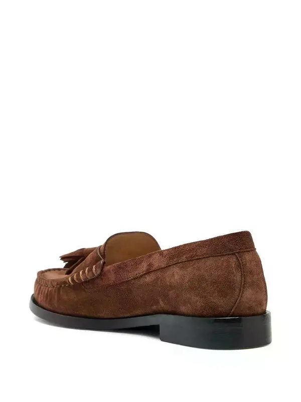 STUART WEITZMAN Lottie Tassel Loafers - Brown
