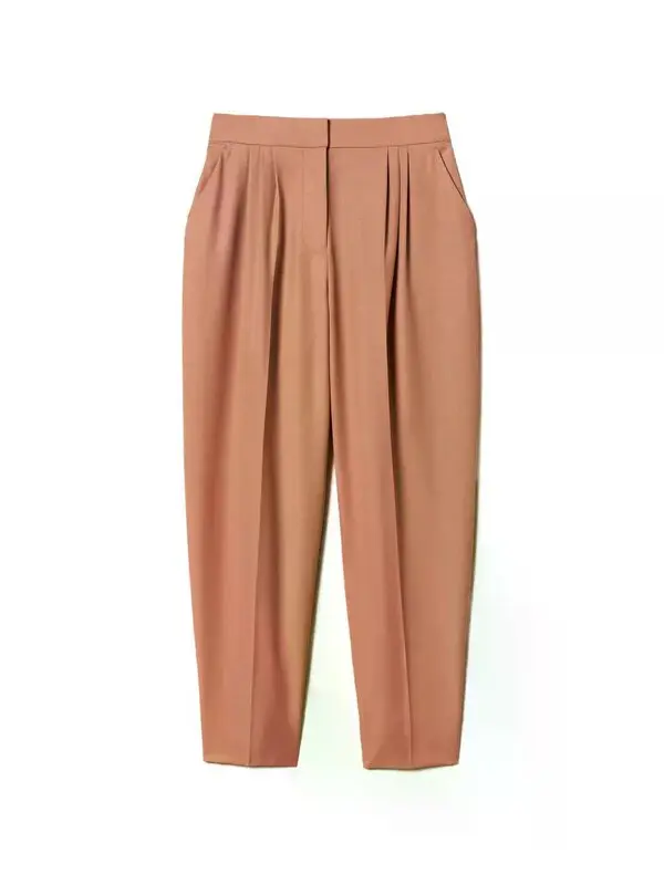 TWINSET Pleated Trousers - Brown