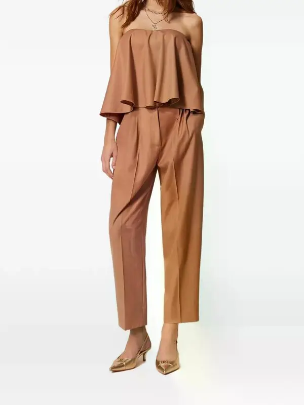 TWINSET Pleated Trousers - Brown