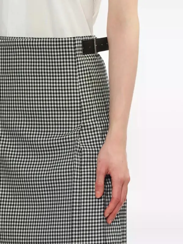 Comme Des Garçons Check-pattern Mini Skirt