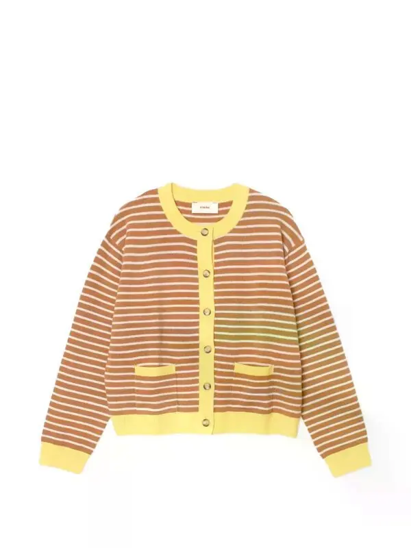 Xirena Lillian Striped Cardigan - Brown