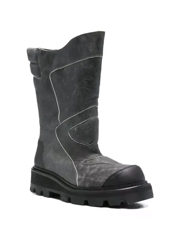 GMBH Aeon High Shaft Cracked Leather Boots