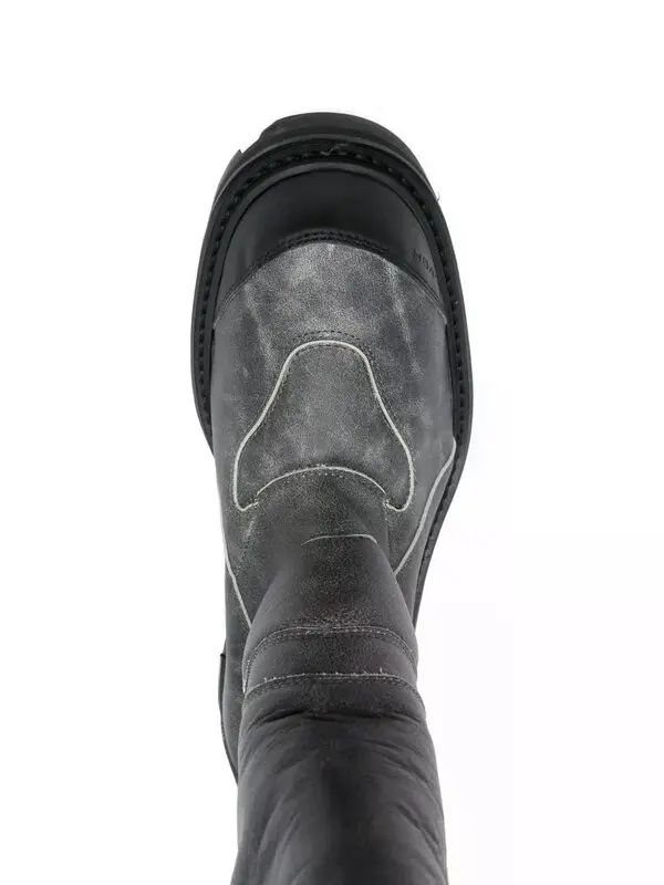 GMBH Aeon High Shaft Cracked Leather Boots