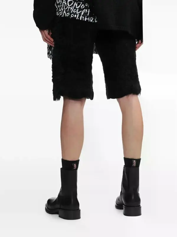 Comme Des Garçons Fringed Shorts