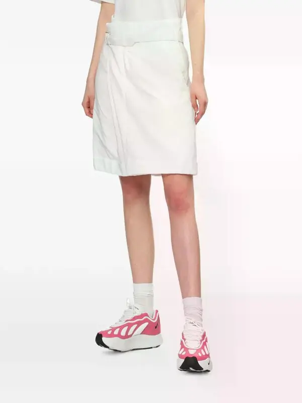 Comme Des Garçons Belted Wrap Shorts - White