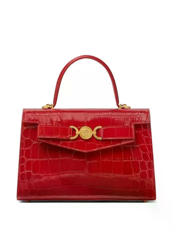Versace Medusa '95 Croc-effect Top-handle Tote