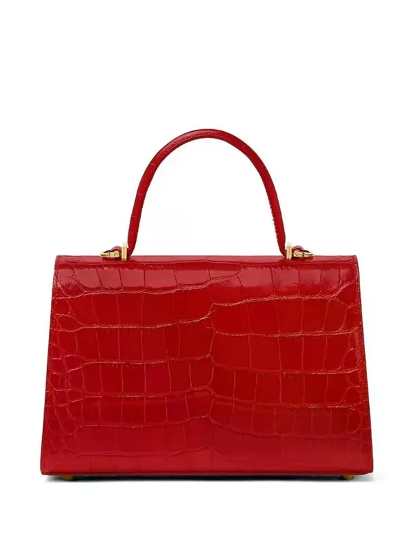 Versace Medusa '95 Croc-effect Top-handle Tote