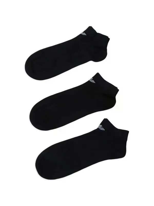 Emporio Armani Logo Socks - Black