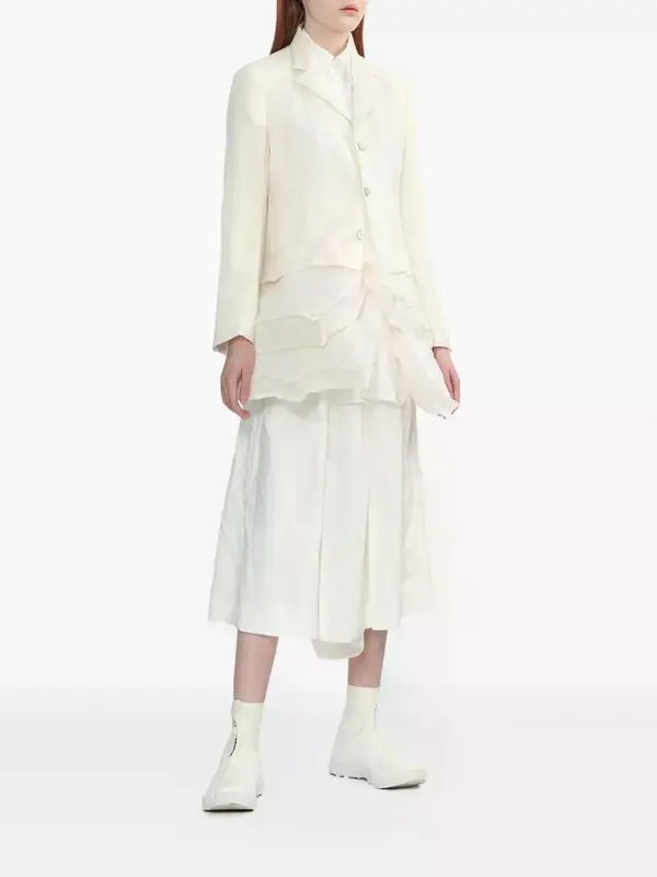 Comme Des Garçons Chest-pocket Collared Mini Dress