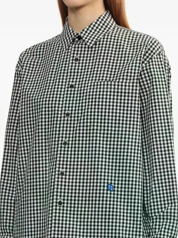 ADER ERROR Checked Cotton Shirt