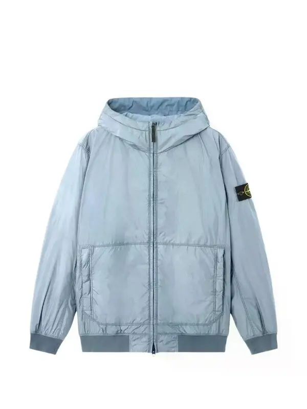 Stone Island Hooded Jacket With Front Pocket
