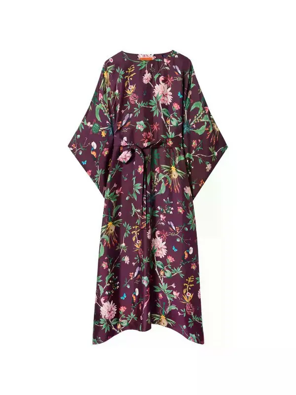 La DoubleJ Square Floral Maxi Dress
