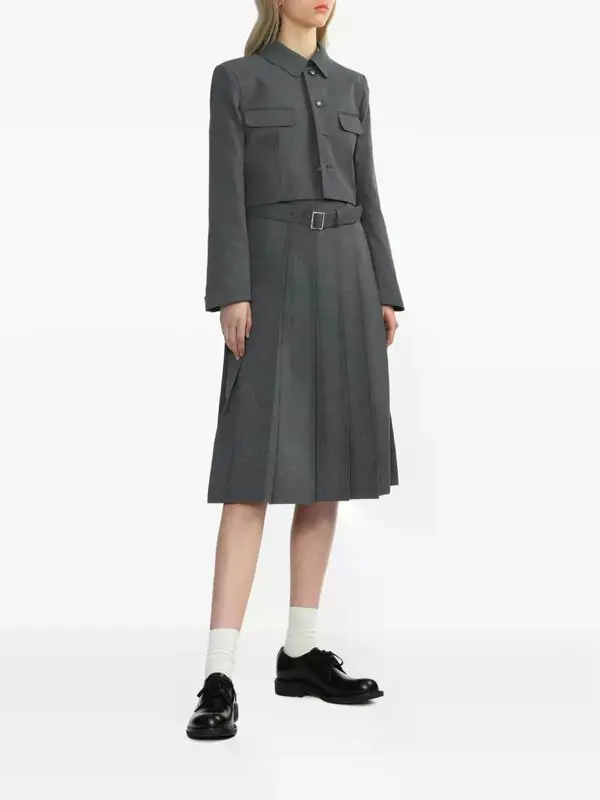 Comme Des Garçons Flap-pocket Buttoned Jacket