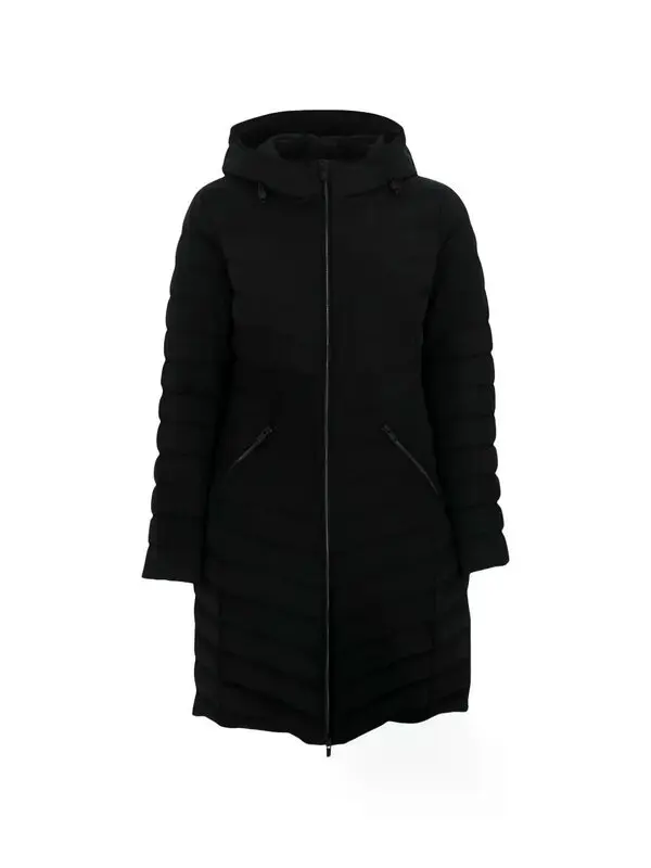 Moose Knuckles Hooded Quilted Coat - Black