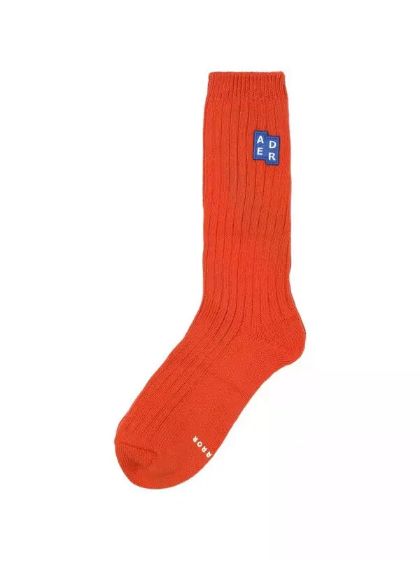 ADER ERROR Ribbed Patch Socks