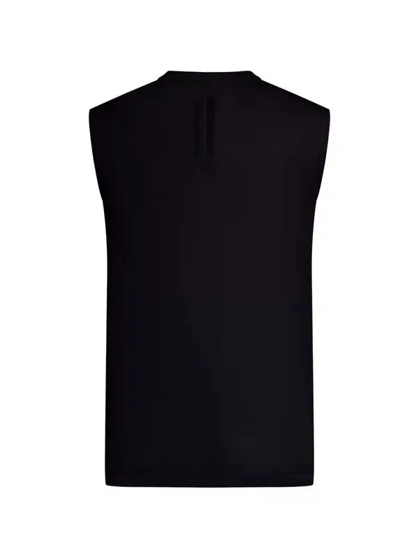 Rick Owens Printed Sleeveless Tank Top - Black