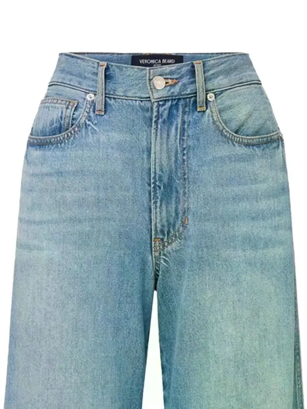 Veronica Beard Frayed Hem Jeans
