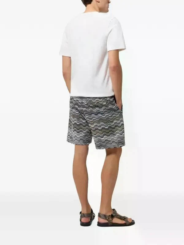 Missoni Zigzag Knitted Bermuda Shorts