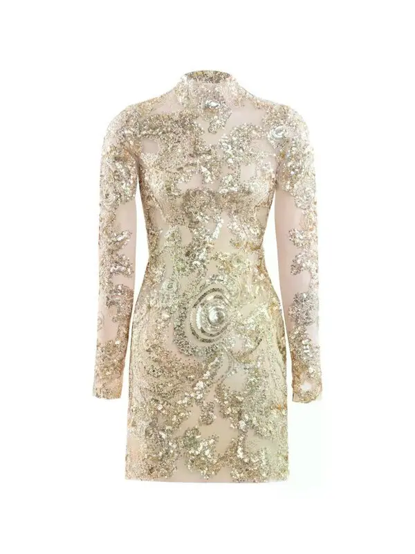 SAIID KOBEISY Sequin-embellished Mini Dress