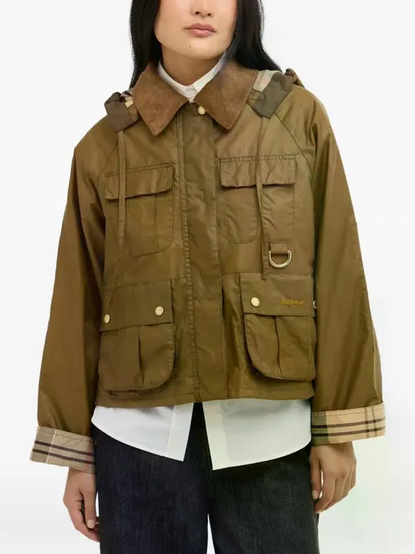 Barbour Liza Hooded Jacket - Brown