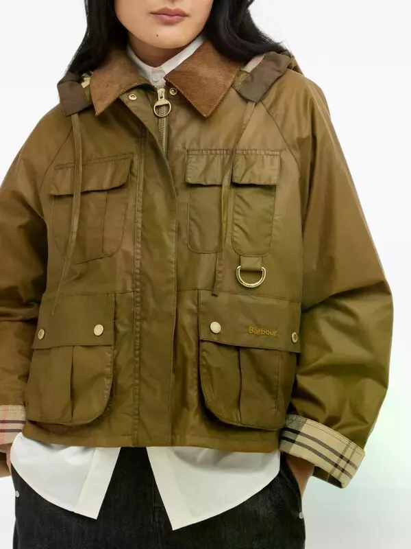 Barbour Liza Hooded Jacket - Brown