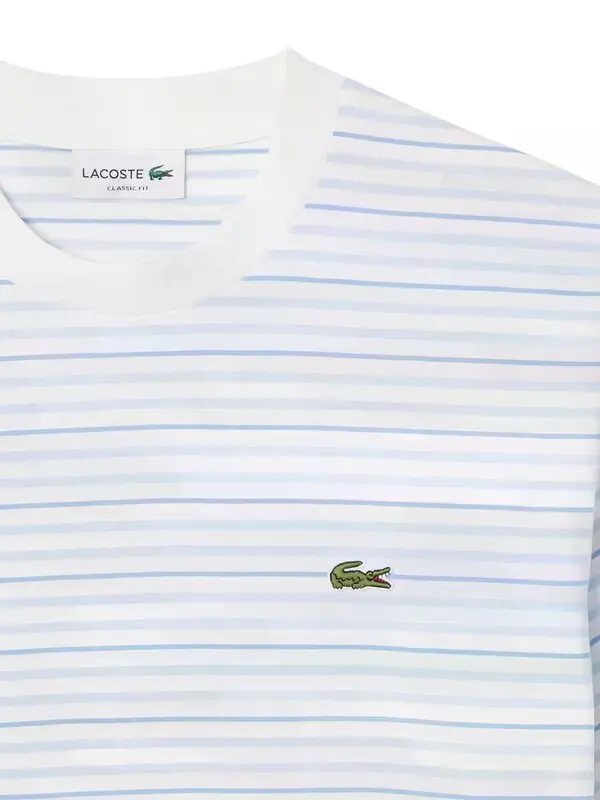 Lacoste Striped Round-neck T-shirt