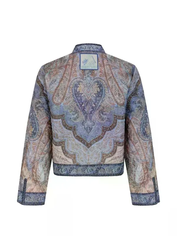 Zimmermann Paisley-print Quilted Jacket