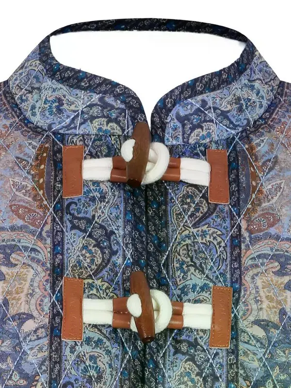 Zimmermann Paisley-print Quilted Jacket