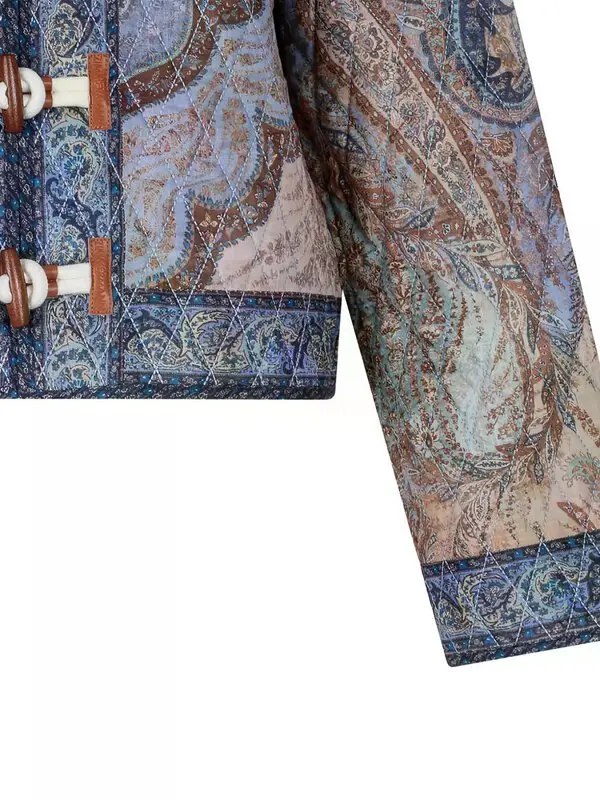 Zimmermann Paisley-print Quilted Jacket