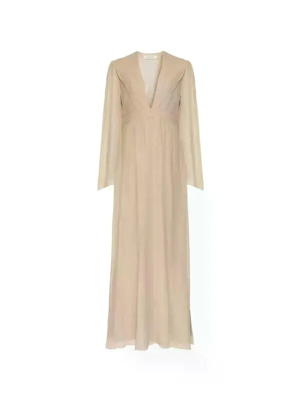 LETHICIA BRONSTEIN Atala Silk Long Dress - Neutrals