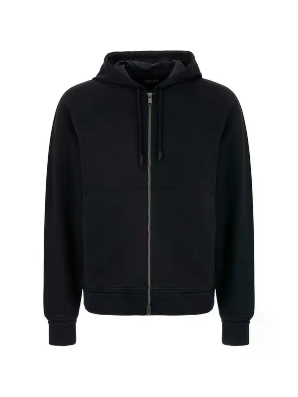 Zegna Zip-fastening Hooded Sweatshirt