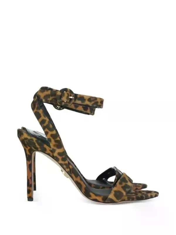 Veronica Beard Leopard-print Stiletto Sandals