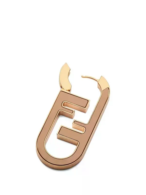 Fendi O'lock Logo-plaque Earring