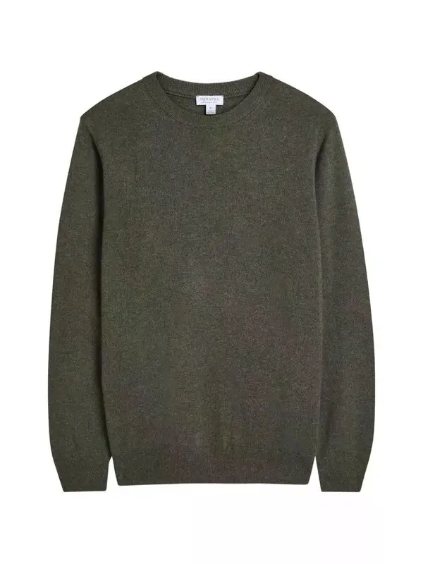 Sunspel Crew-neck Sweater - Green