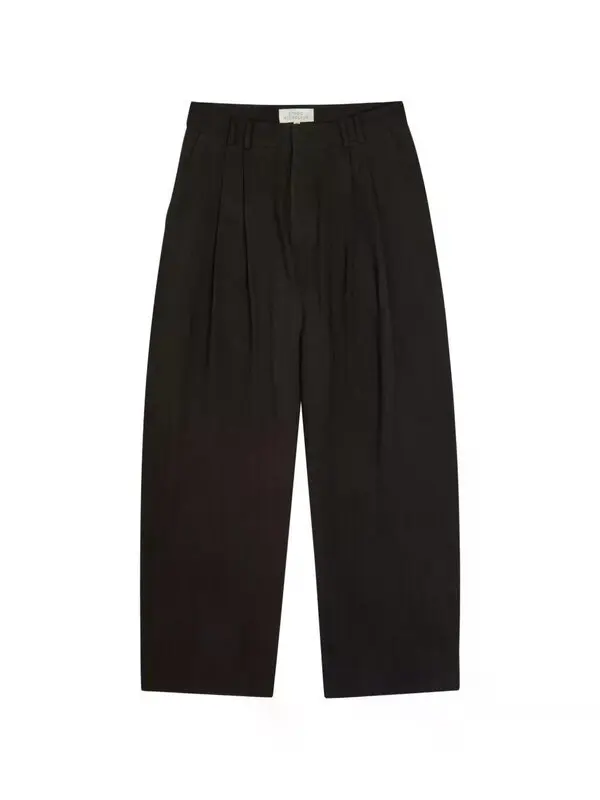 Studio Nicholson Pleated Wide Leg Trousers