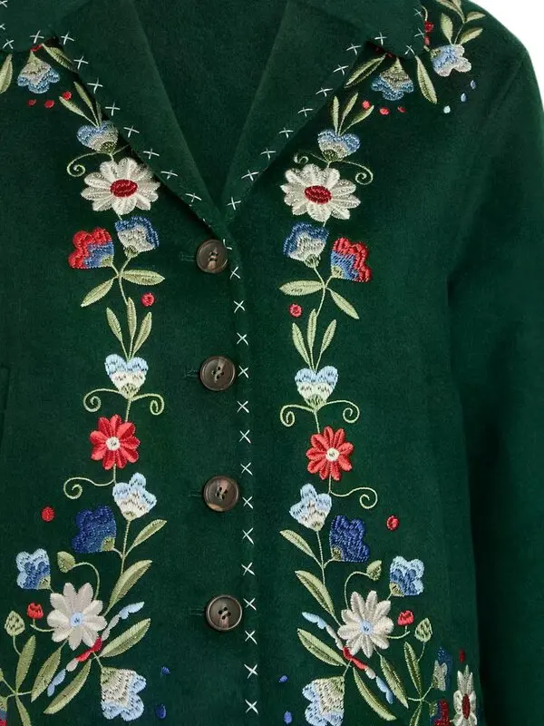 Rixo Floral-embroidered Jacket