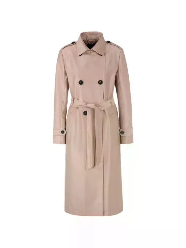 MARCCAIN Double-breasted Belted Trench Coat