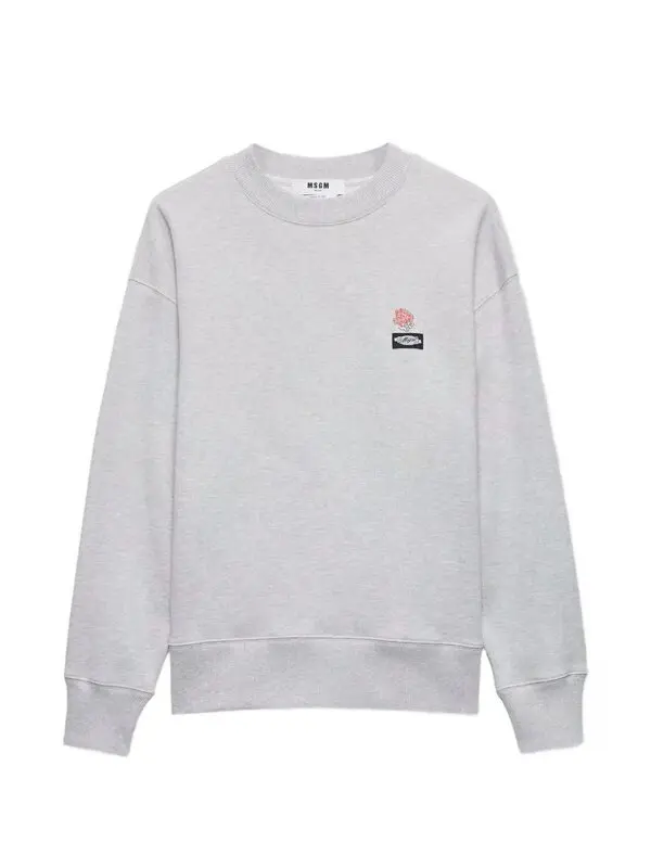 MSGM Logo Embroidered Sweatshirt