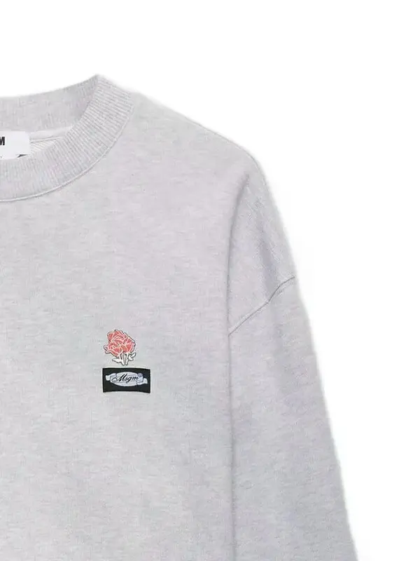 MSGM Logo Embroidered Sweatshirt