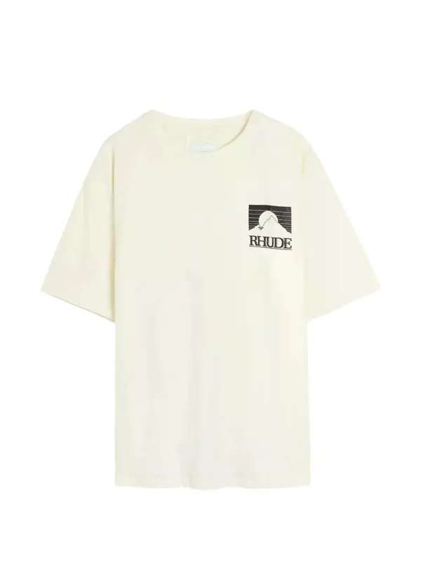 Rhude Moonlight Pack Graphic-print T-shirt - Neutrals