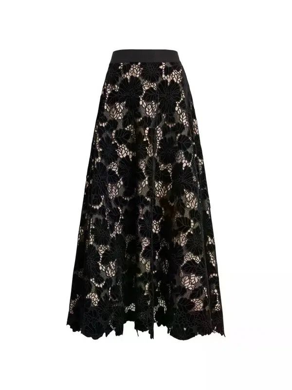 Alice + Olivia Lorena Lace Maxi Skirt