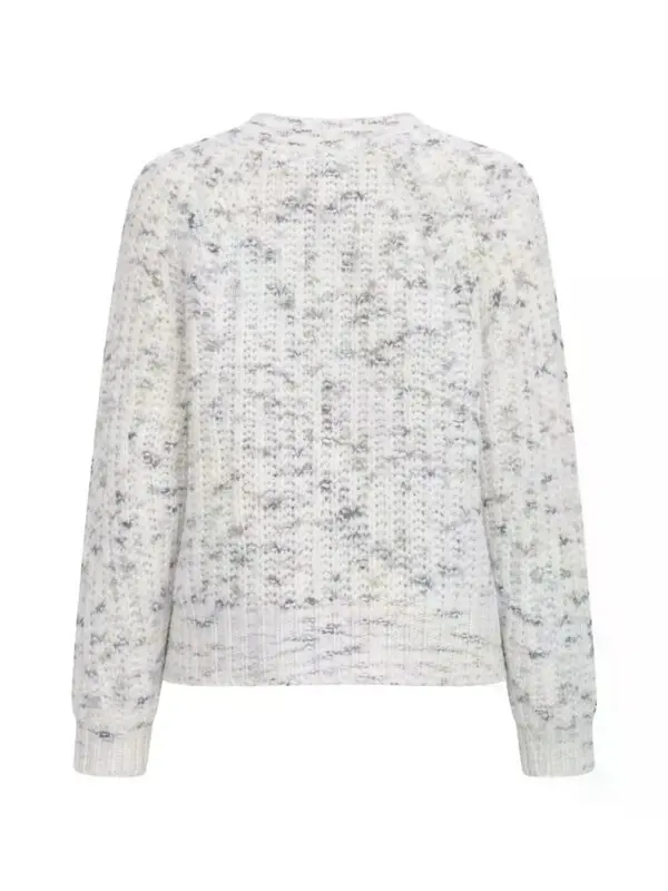 BOSS Textured Jumper - White